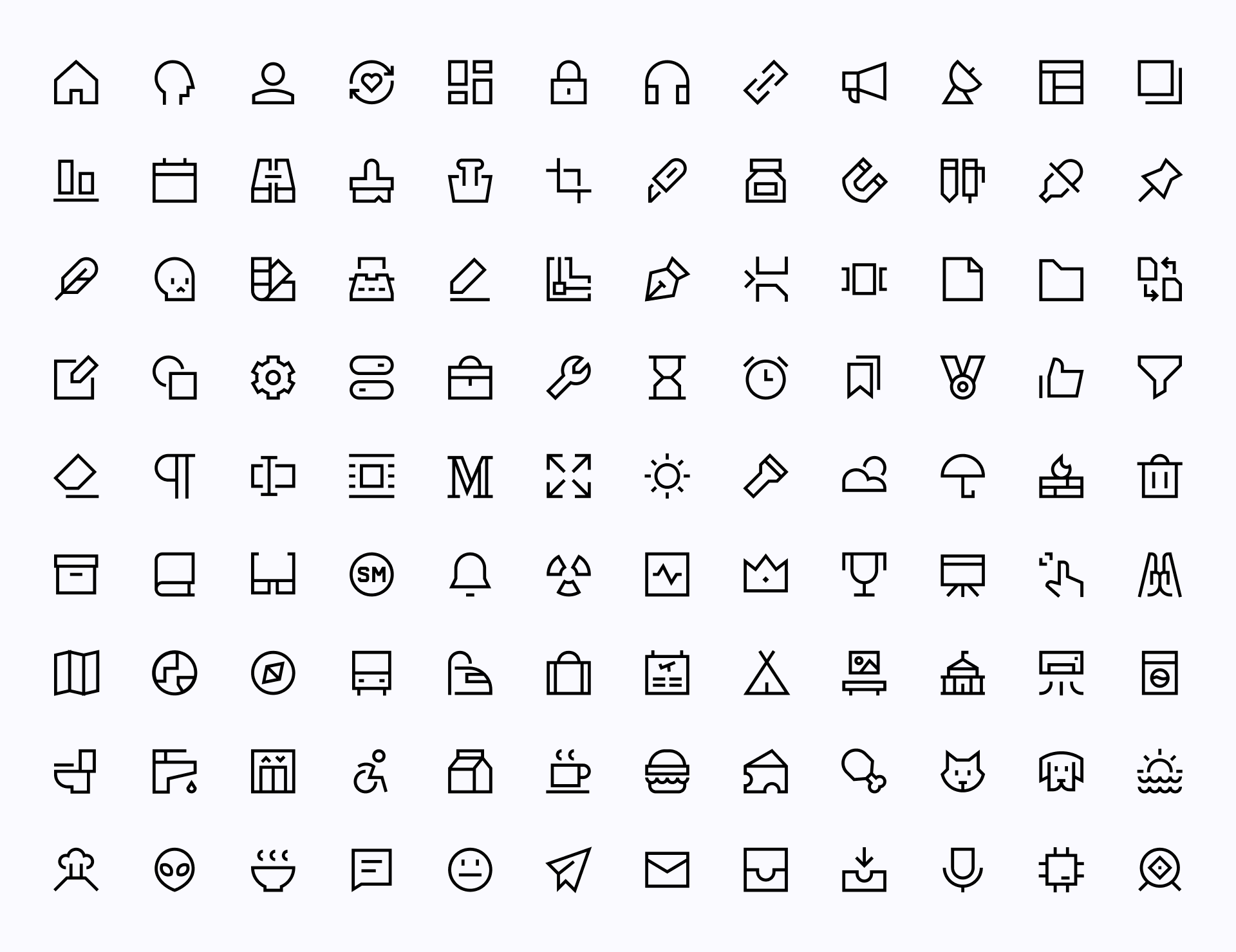 Sharp – Brutal icons