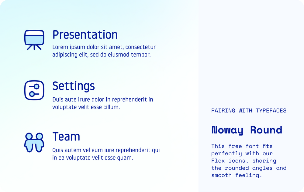 Flex – Fluid icons