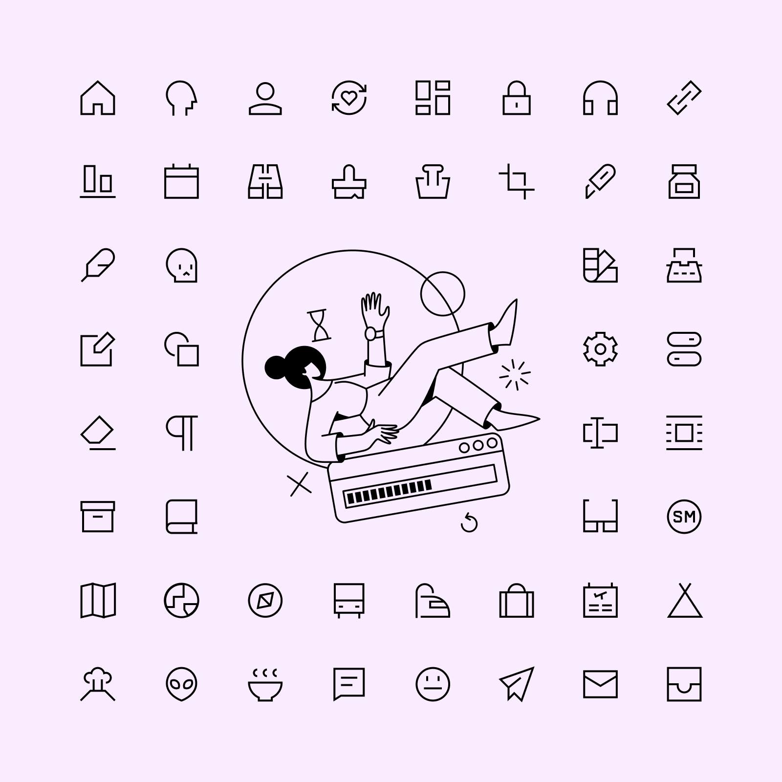 Sharp – Brutal icons