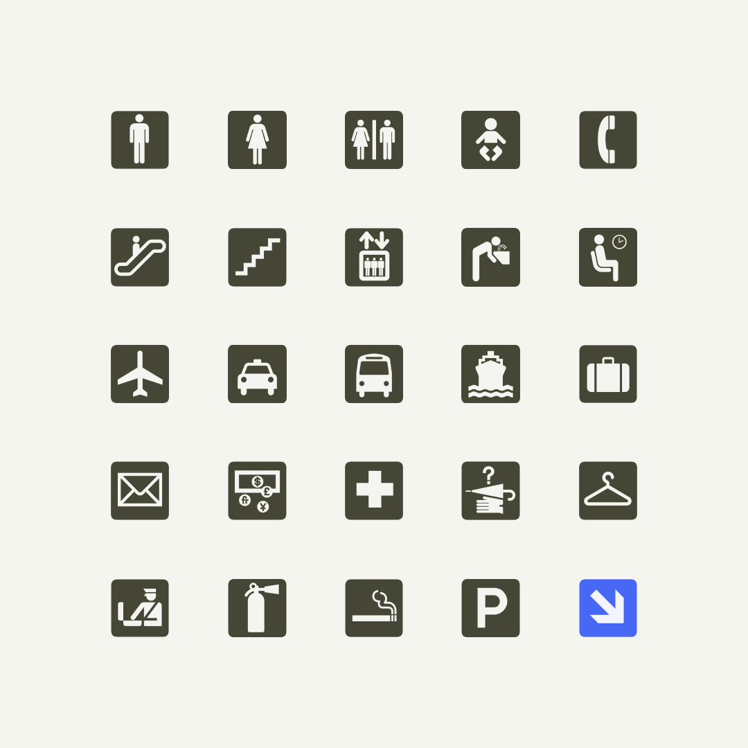 Guidance Icons – Wayfinding 2.0