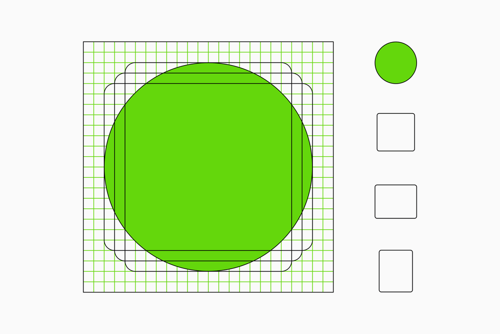 Create consistent, harmonious icons with Grids and Key Shapes