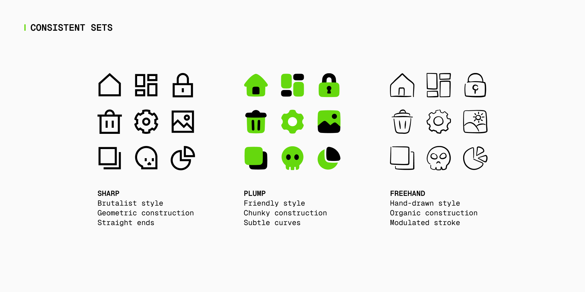 The five rules of good icon design