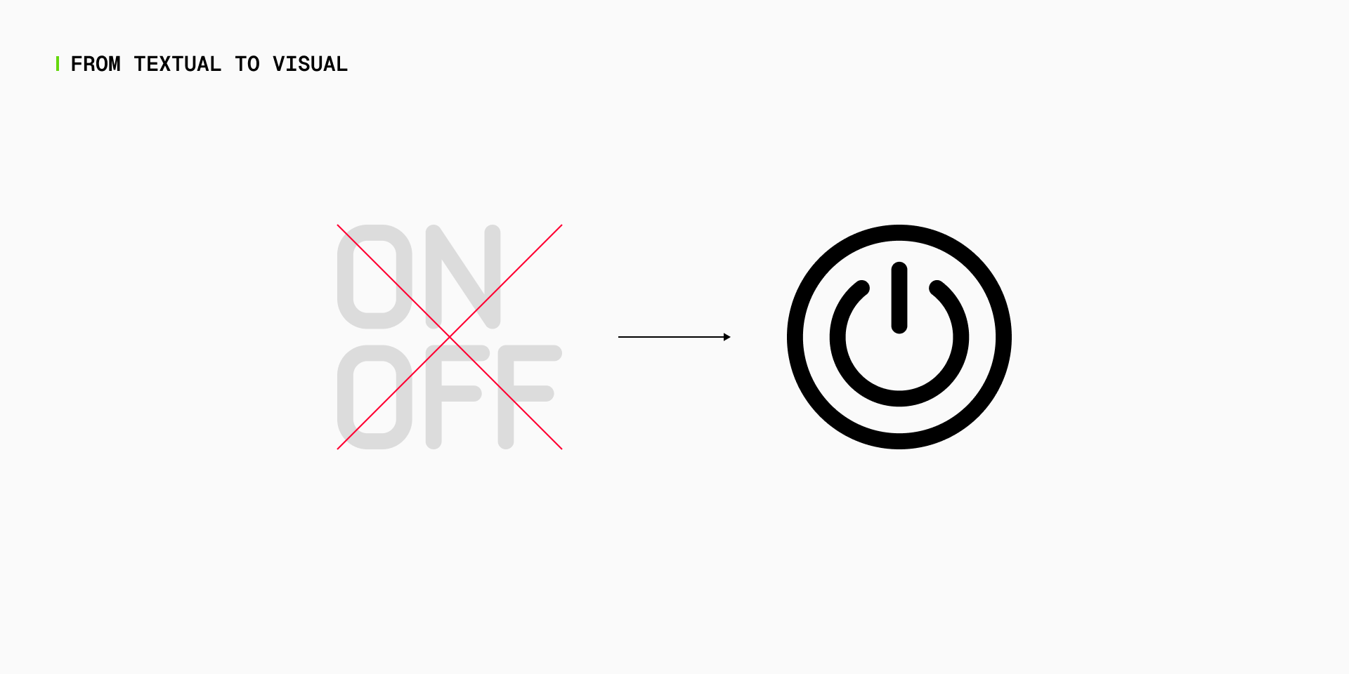 The five rules of good icon design