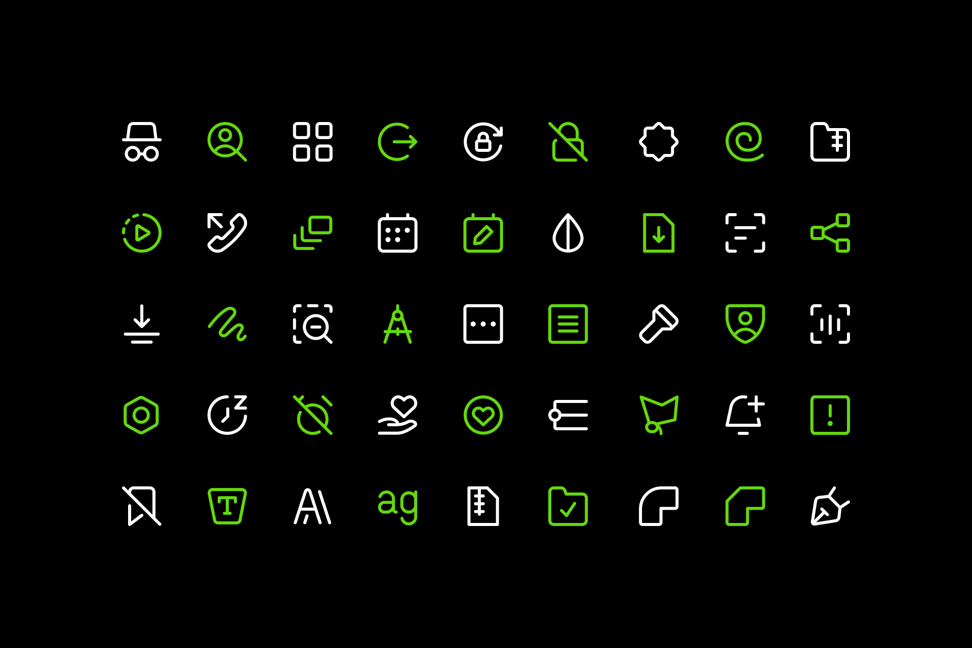 Micro icons – Hyper legibility