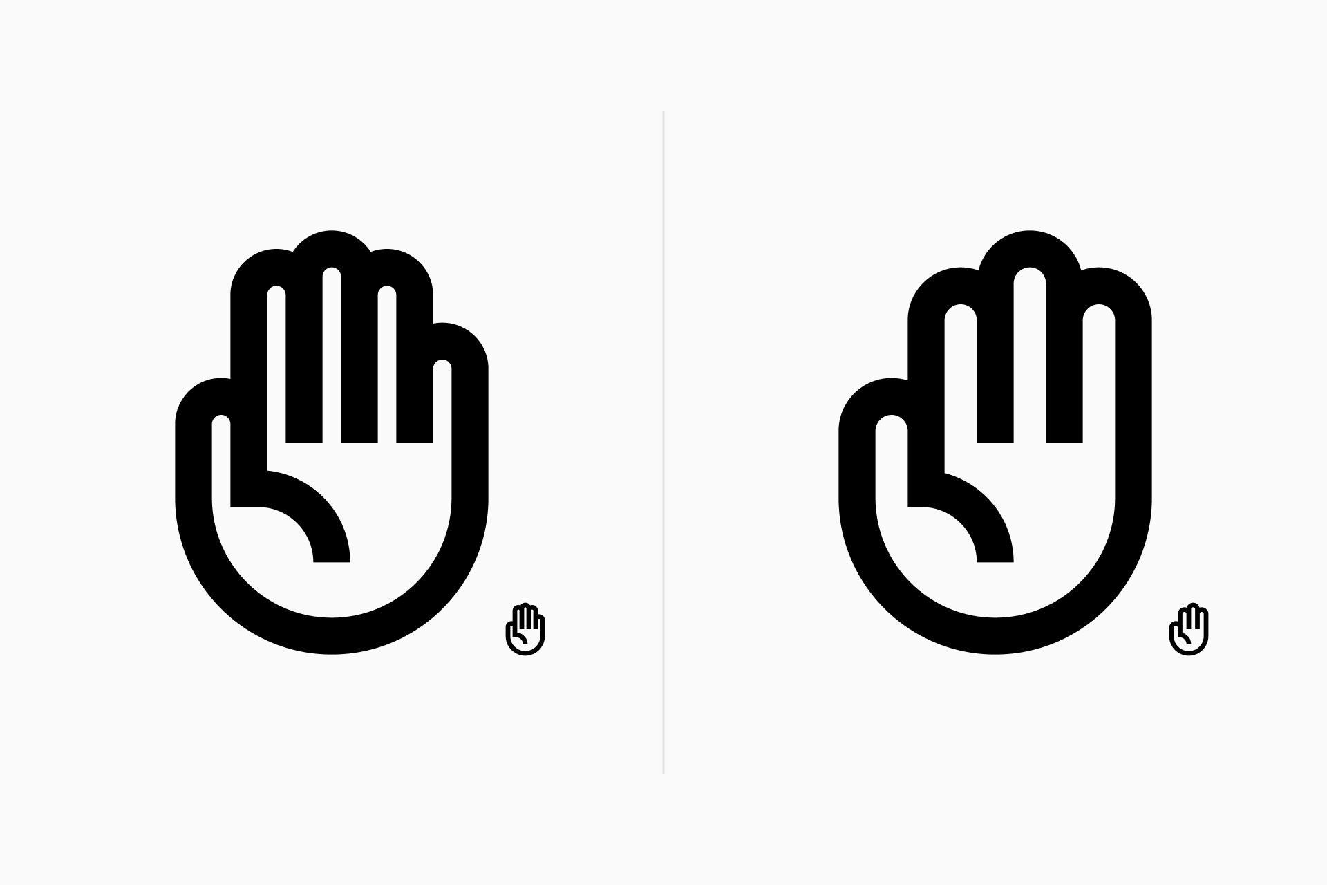 How to design hand icons