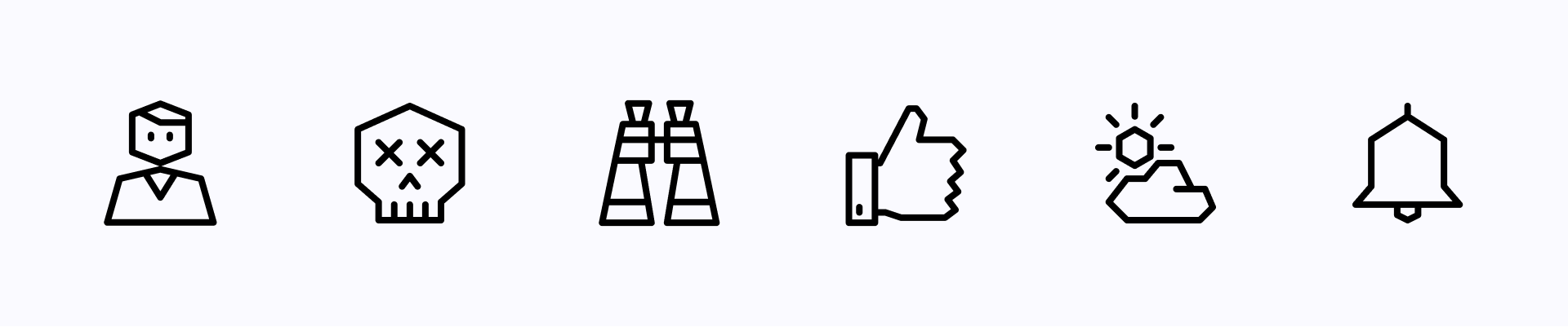 Sharp – Brutal icons