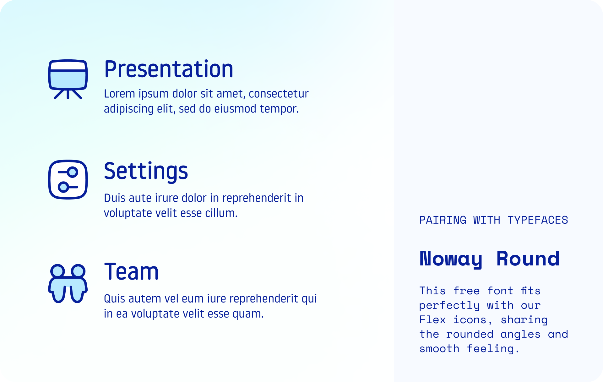 Flex – Fluid icons