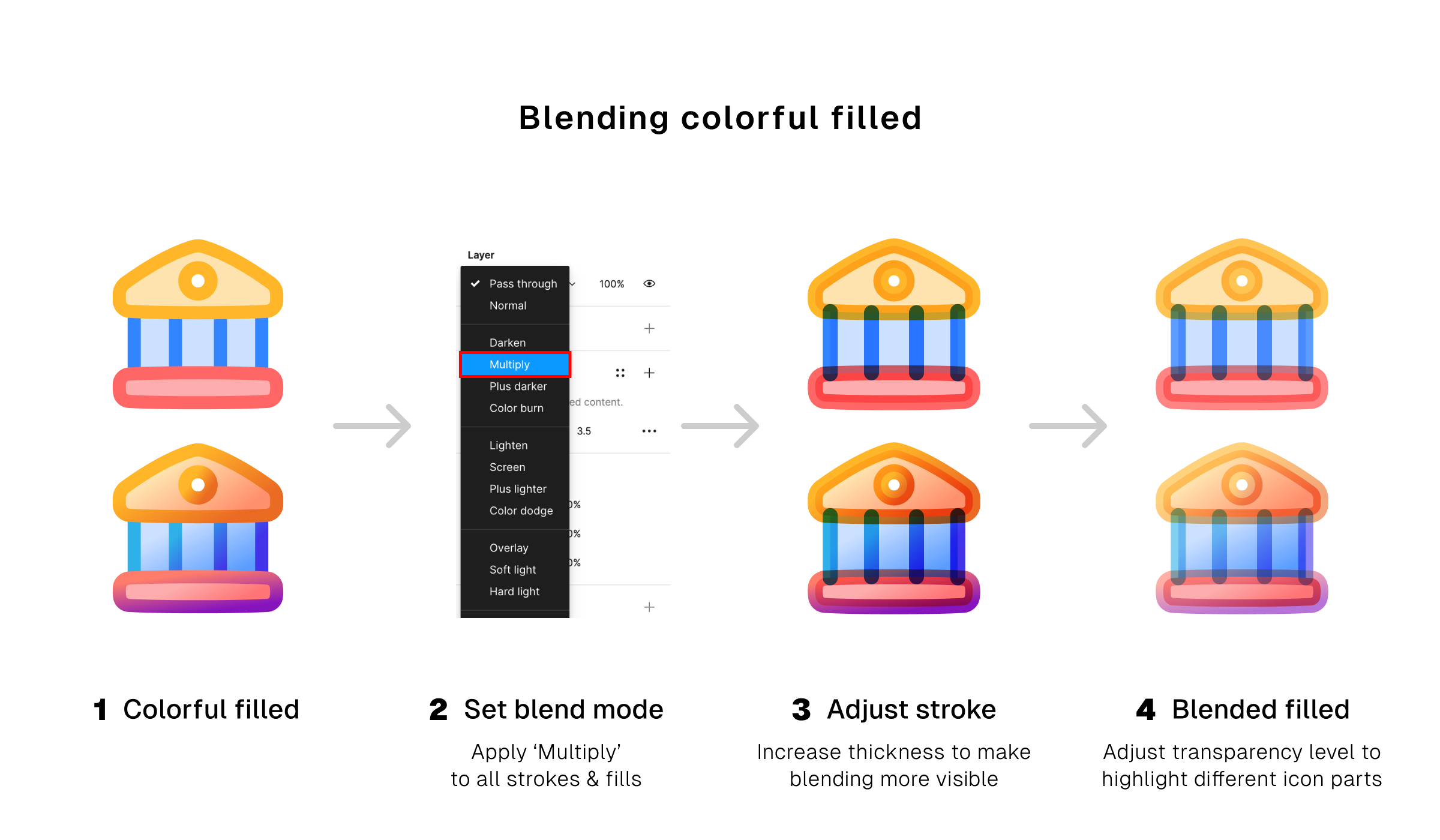 6 ways for coloring icons to stand out, and how to use them