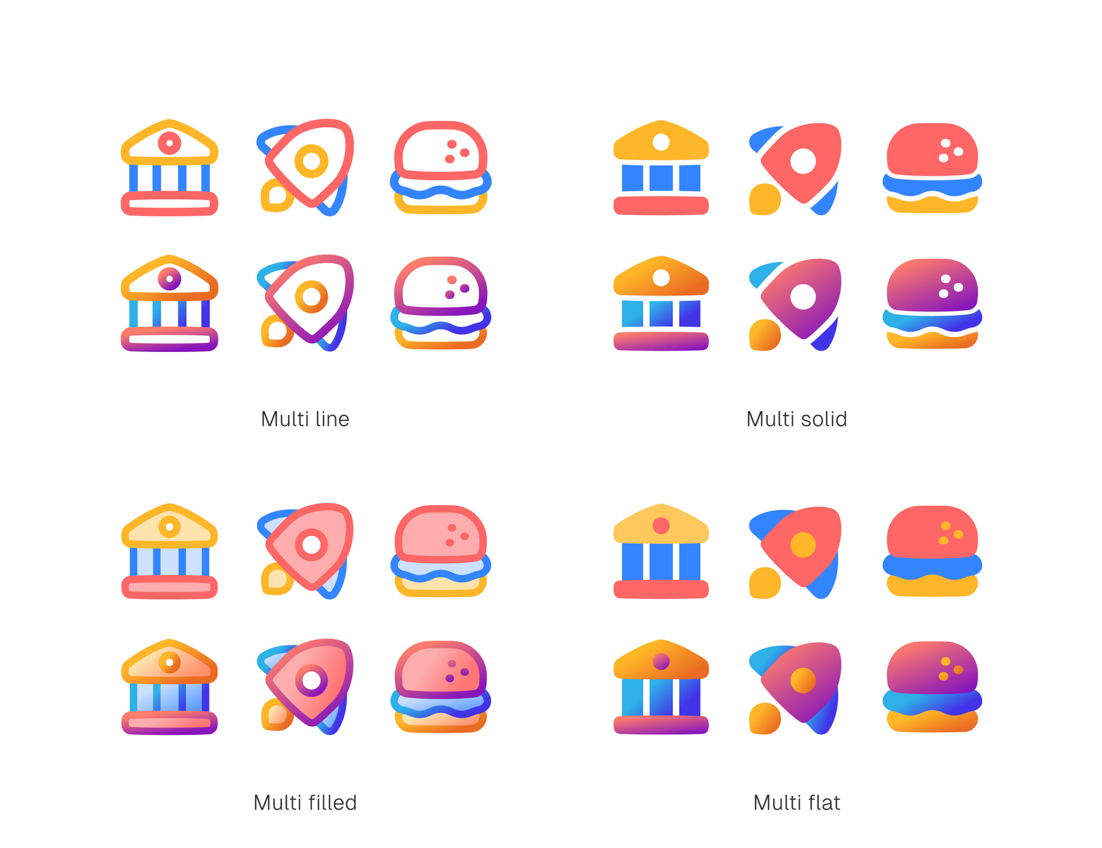 6 ways for coloring icons to stand out, and how to use them