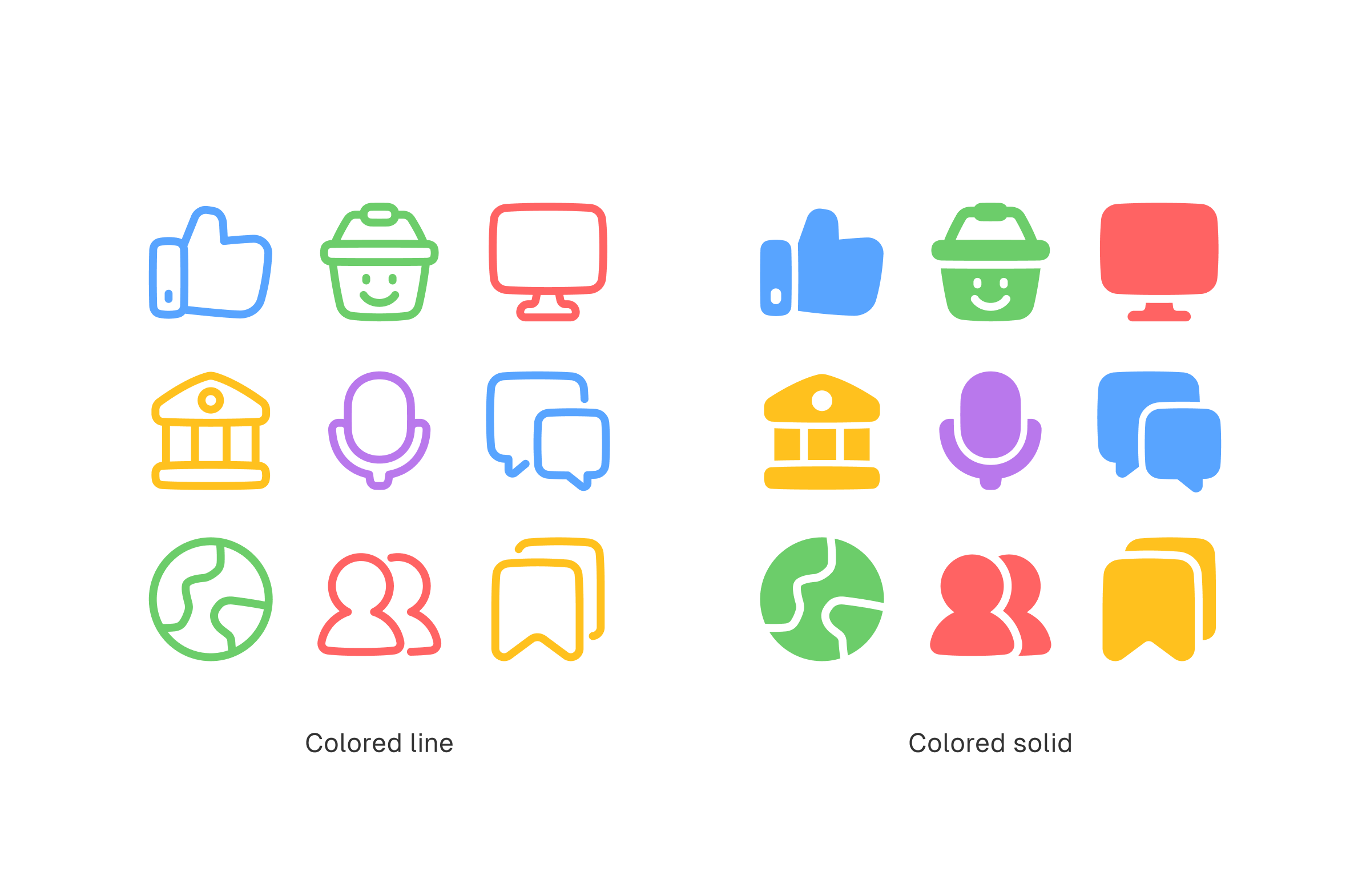 6 ways for coloring icons to stand out, and how to use them