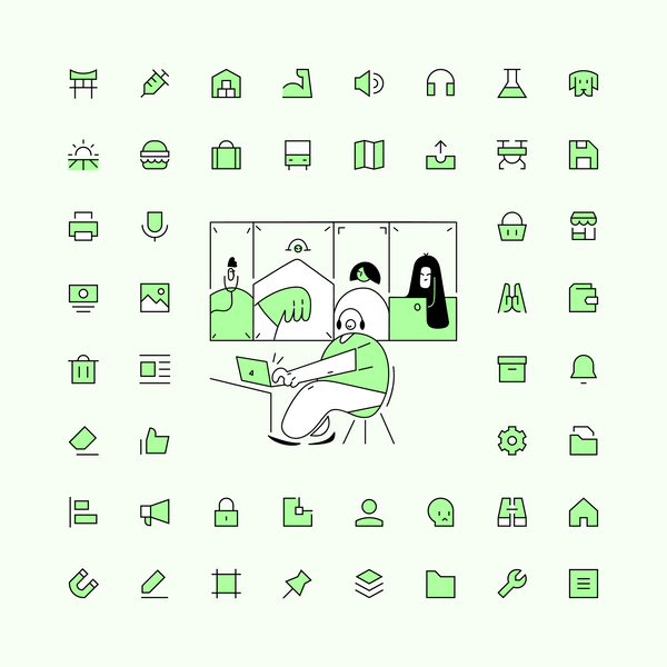 Sharp – Brutal icons