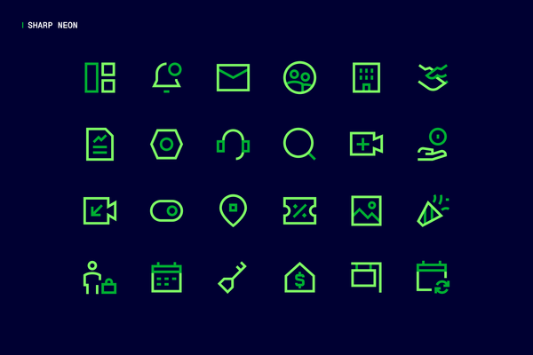 Light up your designs with the new Neon icons